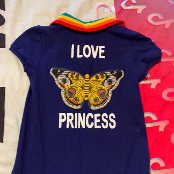 Gucci | Dresses | Gucci Kids I Love Princess Polo Dress | Poshmark